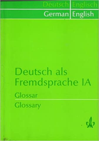 German as a Foreign Language IA Glossar 2020 by Braun