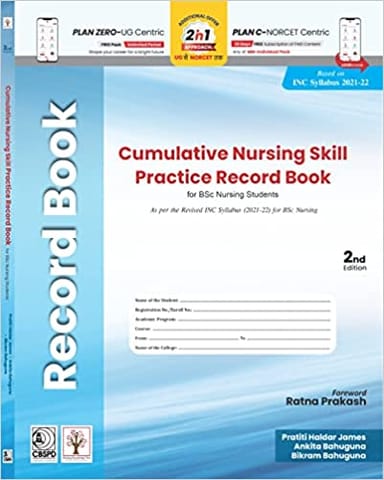 Cumulative Nursing Skill Practice Record Book for BSc Nursing Students ...