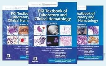 PGI Textbook Of Laboratory And Clinical Hematology Set of 3 Volumes 1st ...