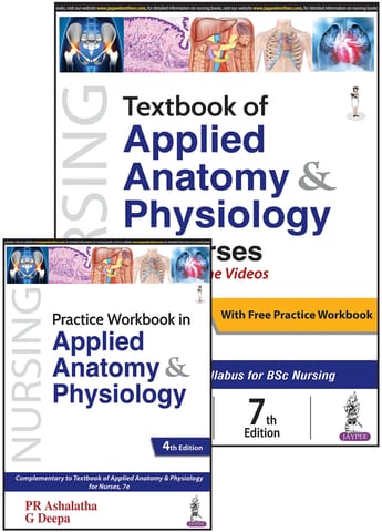 Textbook Of Applied Anatomy & Physiology For Nurses 7th Edition 2024 By Ashalatha Pr