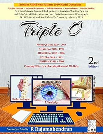 Triple O Orthopedics, Ophthalmology, Otorhinolaryngology, 2nd Edition ...