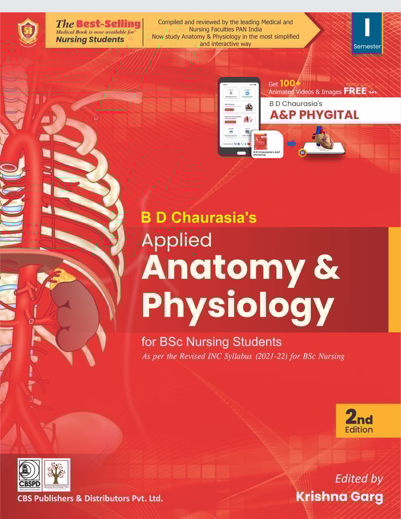BD Chaurasia Applied Anatomy & Physiology for BSc Nursing Students 2nd ...
