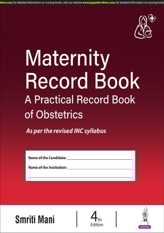 Maternity Record Book A Practical Record Book Of Obstetrics 4th Edition ...