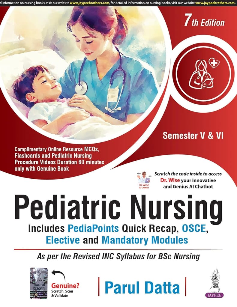 Pediatric Nursing (Includes Pedia Points, Quick Recap,Osce,Elective And ...