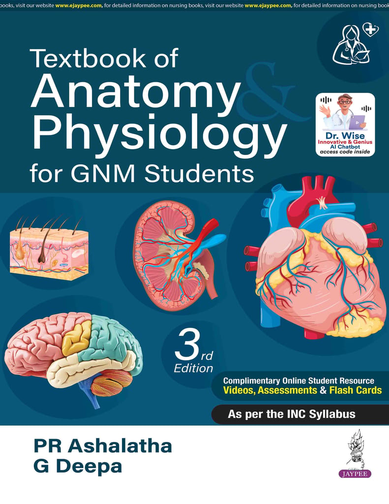 Textbook Of Anatomy Physiology For Gnm Students 3rd Edition 2026 By Pr ...